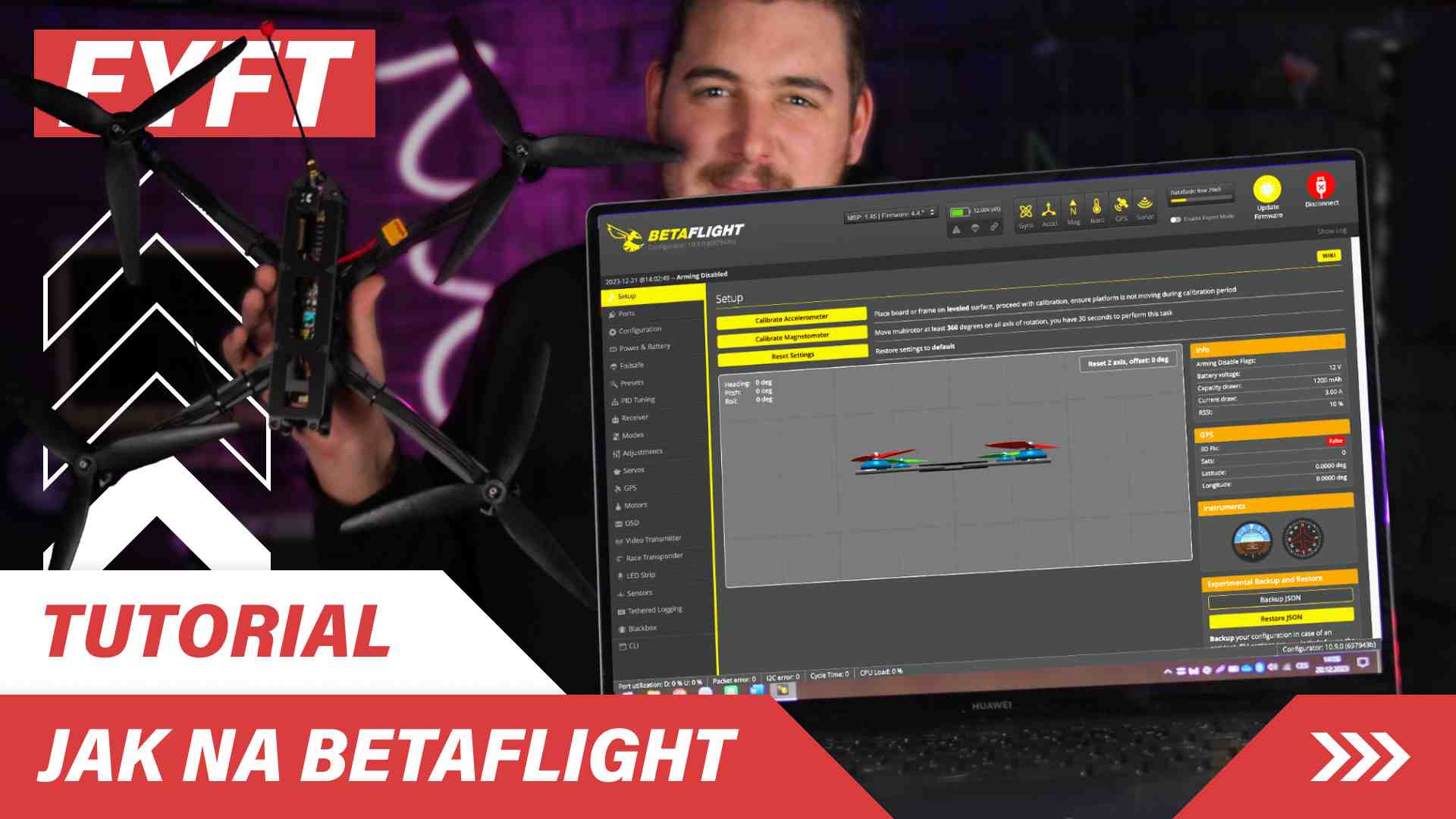 Jak ovládnout Betaflight Configurator? 🔧 | Návod