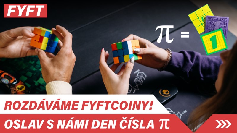 Rozdáváme FYFTcoiny! Oslav s námi den čísla π (pí)