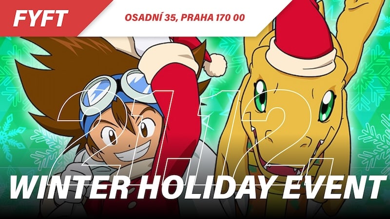 Digimon: Winter Holiday Event - 21.12.2023 Praha FYFT
